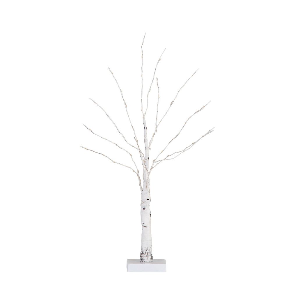 nearly natural 2-ft. Pre-Lit Artificial White Birch Tree