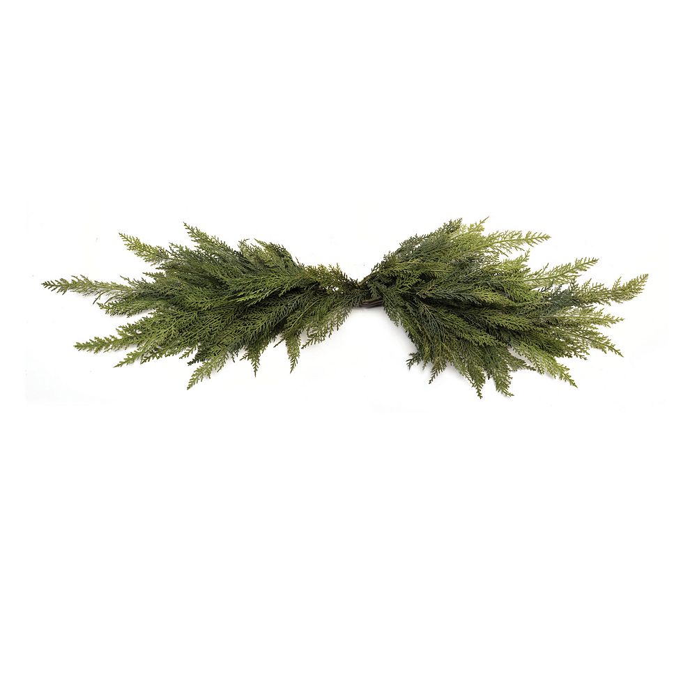 Melrose Artificial Variegated Pine Crest Table Decor