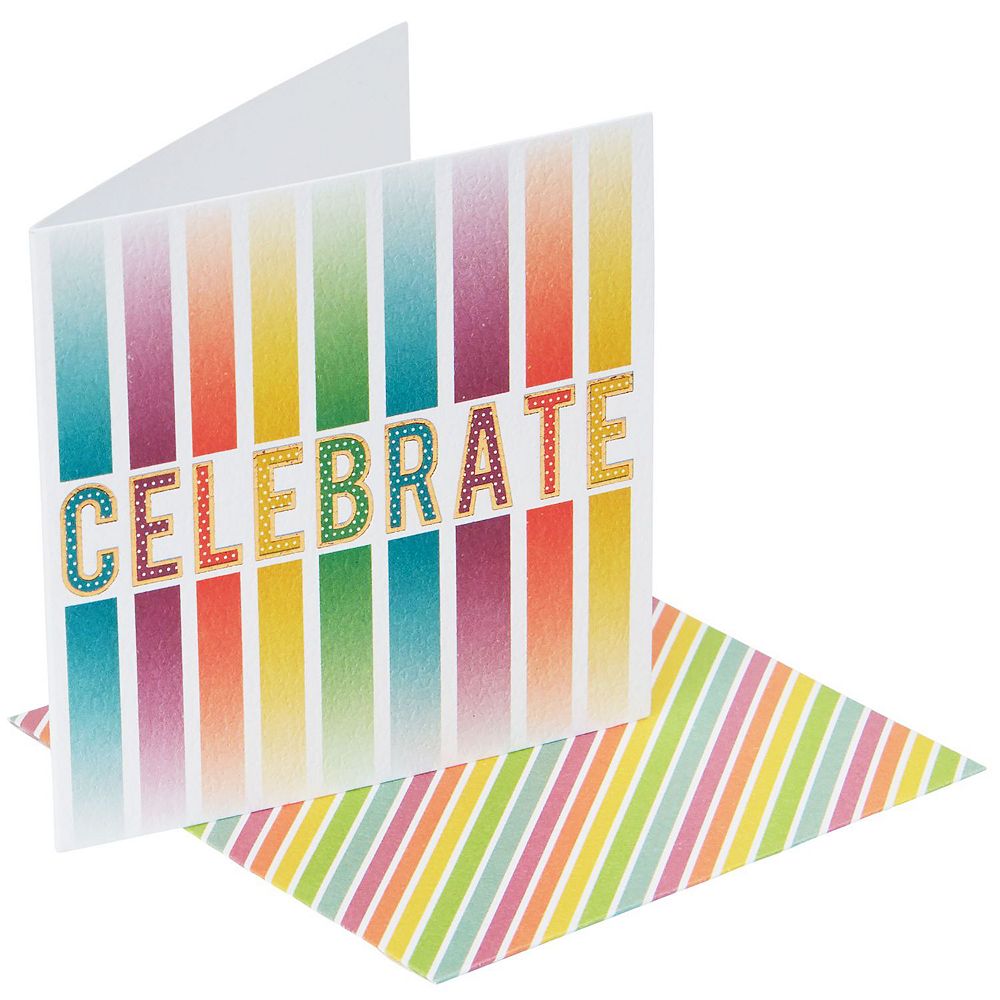 The Gift Wrap Company CR Gibson "Celebrate" Gift Enclosure Card