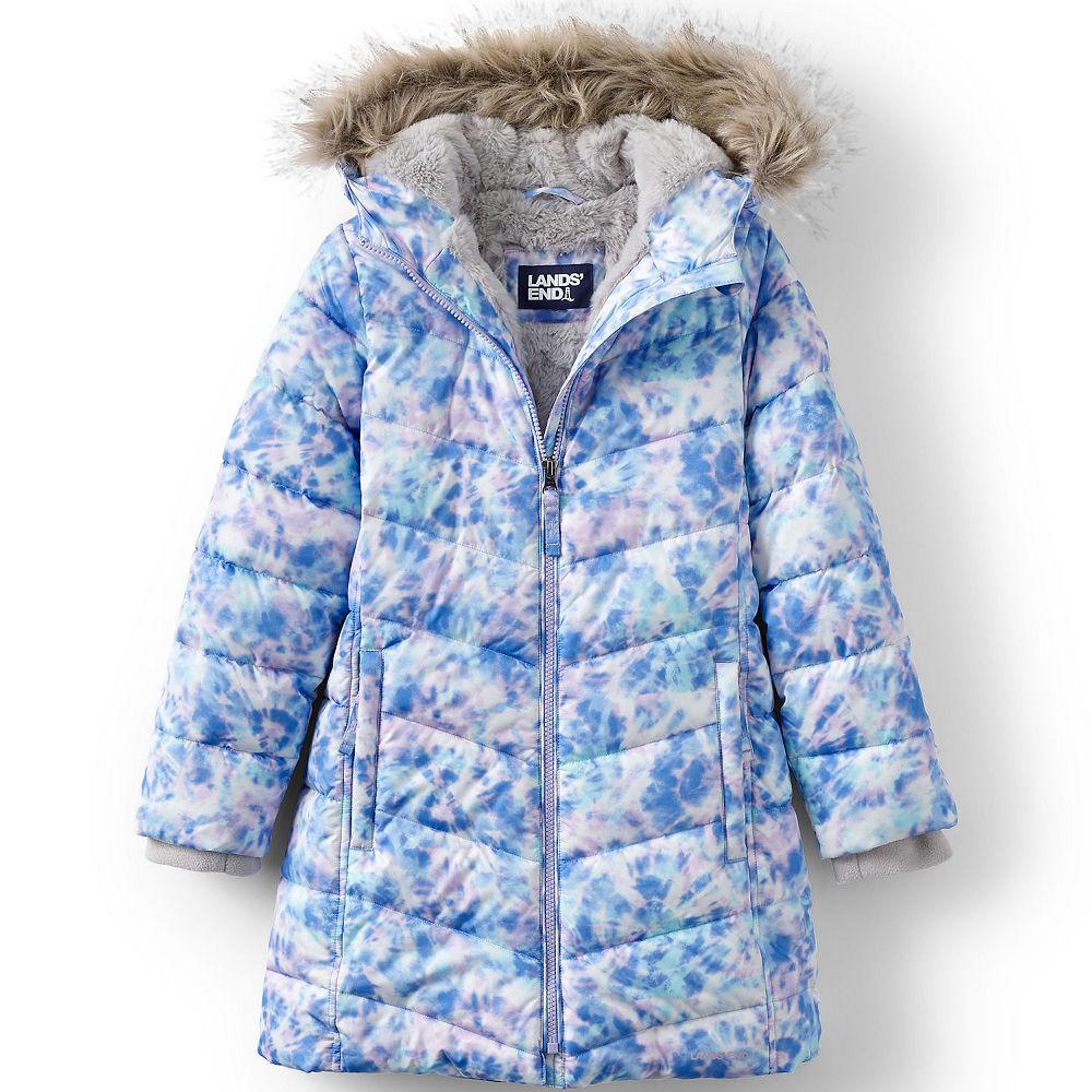 Girls 7-16 Lands' End Fleece-Lined Coat