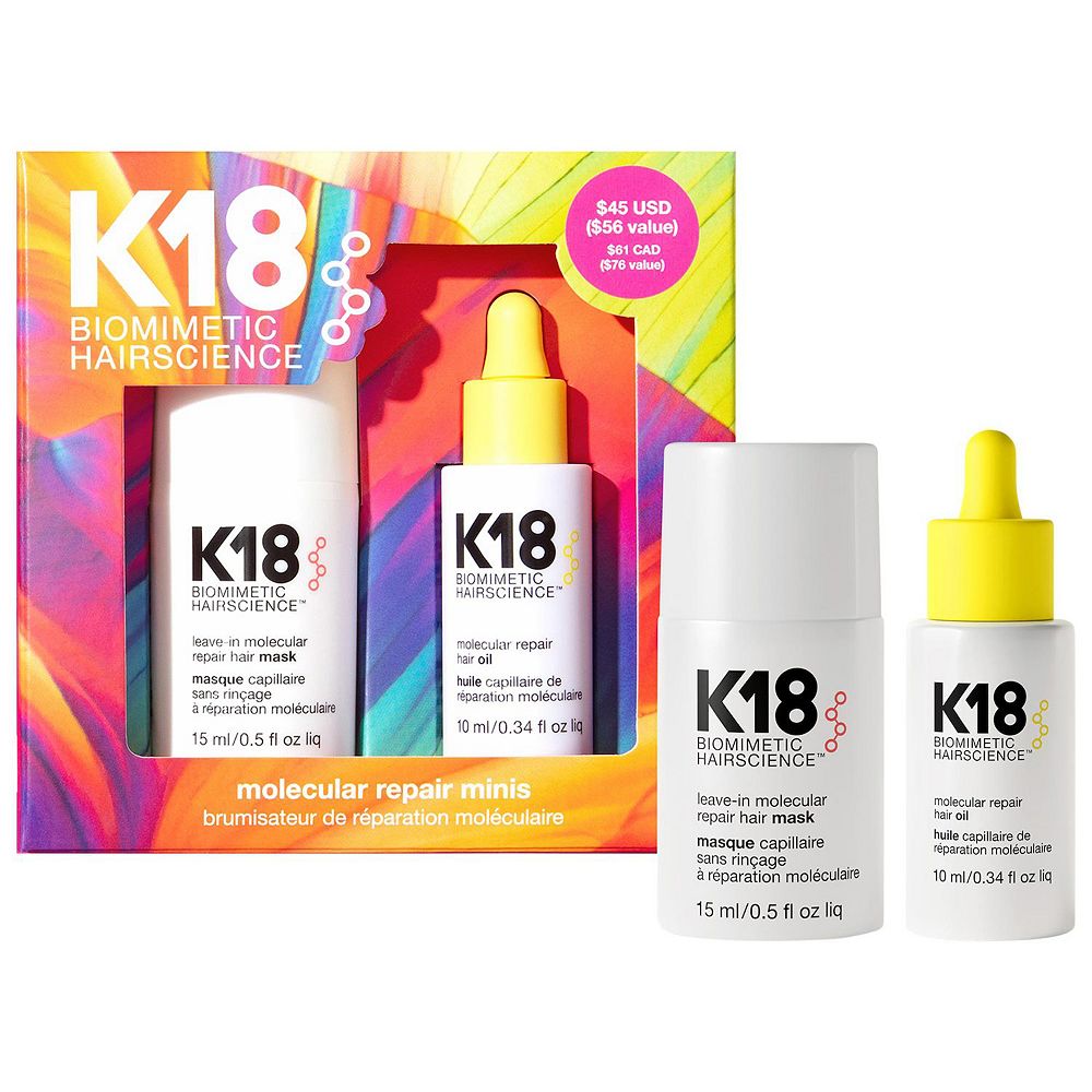 K18 Mini Molecular Repair Hair Mask & Oil Value Set
