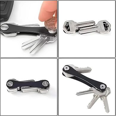 Key Organizer Keychain Compact Holder