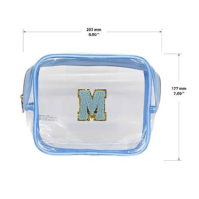 Clear Monogram Bag with Patch