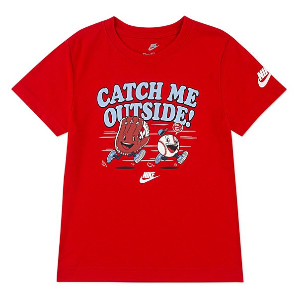 Boys 4-7 Nike Baseball "Catch Me Outside" Short Sleeve T-shirt