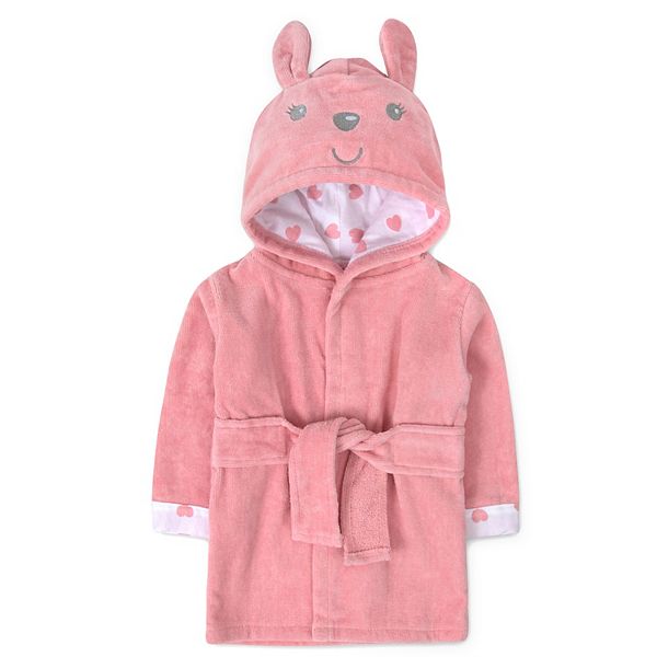Baby Essentials Velour Hooded Bathrobe