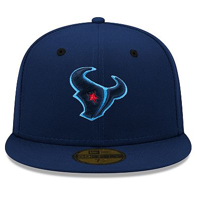 Men's New Era Navy Houston Texans Omaha 59FIFTY Fitted Hat
