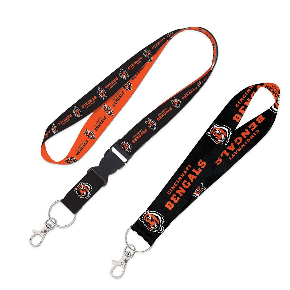 WinCraft Cincinnati Bengals 2-Pack Lanyard with Detachable Buckle & Key ...