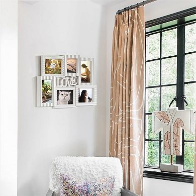 Modern Wall Mounted Collage Picture Holder Multi Photo Frame for 6 ...