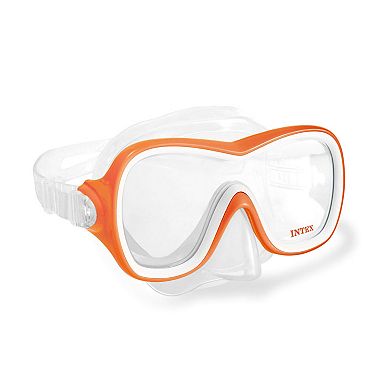 Intex Wave Rider Hypoallergenic Latex Free Mask & Easy Flow Snorkel ...
