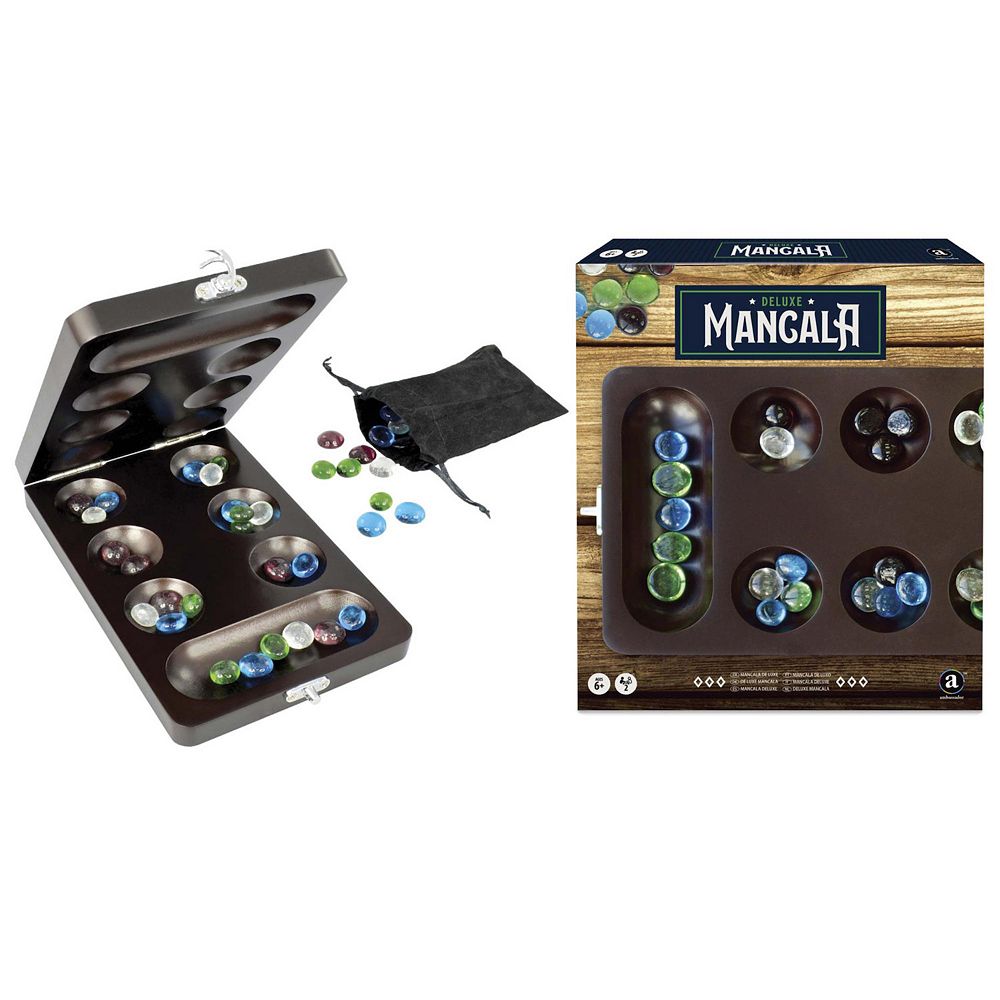 Merchant Ambassador Craftsman Deluxe Wooden Mancala Game Set