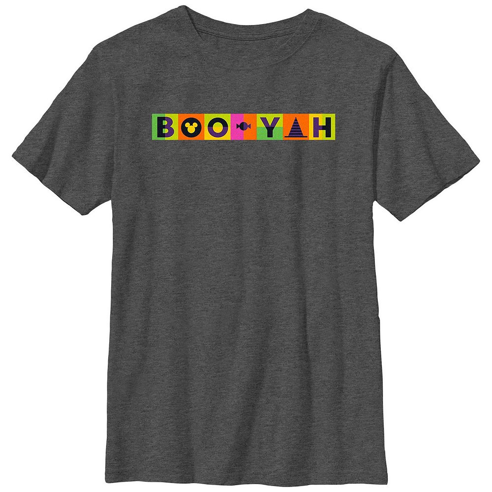 Disney's Mickey Mouse Boo Yah Sign Boys 8-20 Graphic Tee