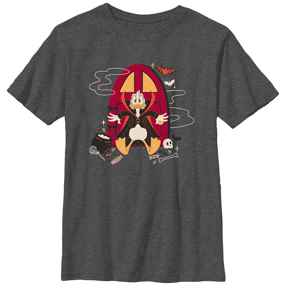 Disney's Donald Duck Vampire Costume Boys 8-20 Graphic Tee