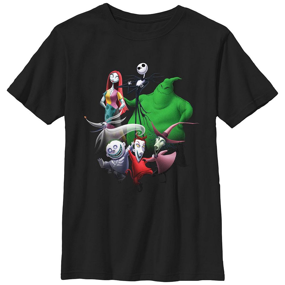 Disney's The Nightmare Before Christmas Group Shot Boys 8-20 Graphic Tee
