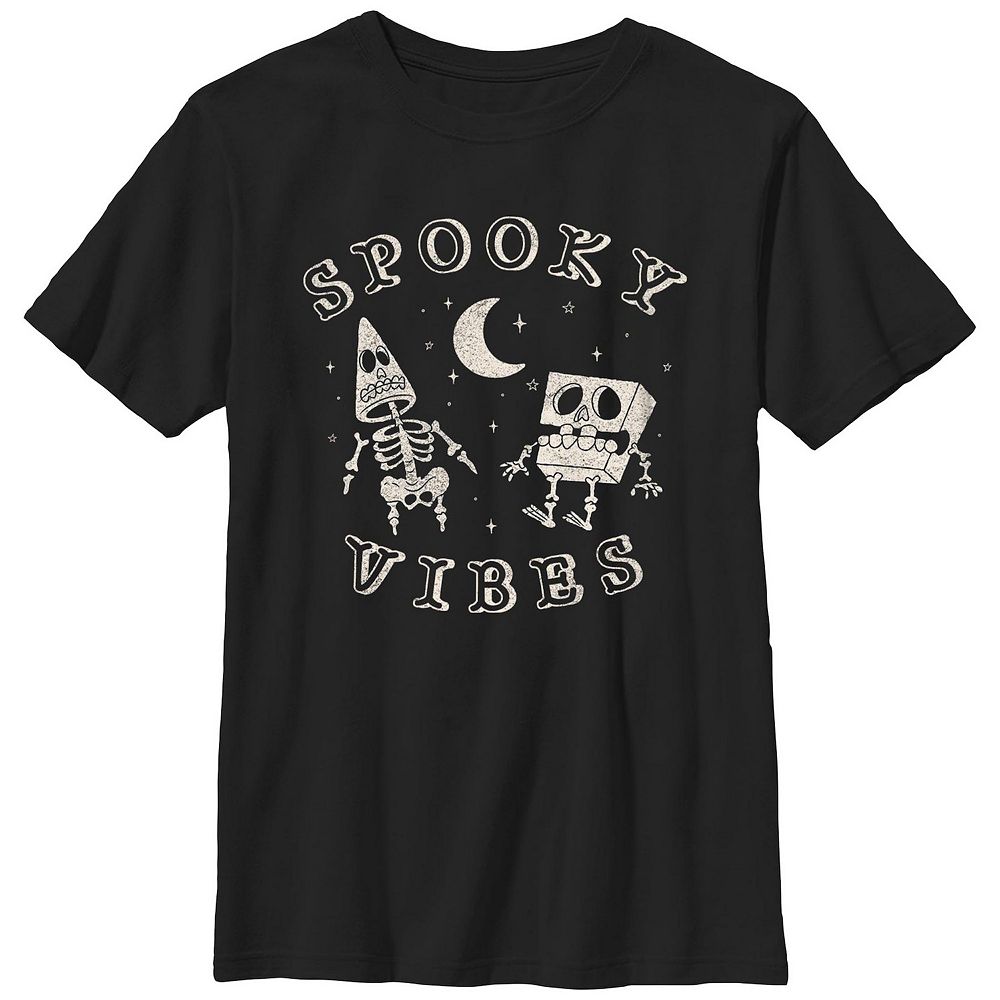Boys 8-20 Nickelodeon SpongeBob SquarePants And Patrick Skeleton Spooky ...