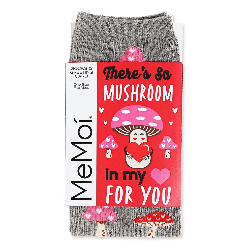 Feeling Mushy Greeting Card Crew Socks