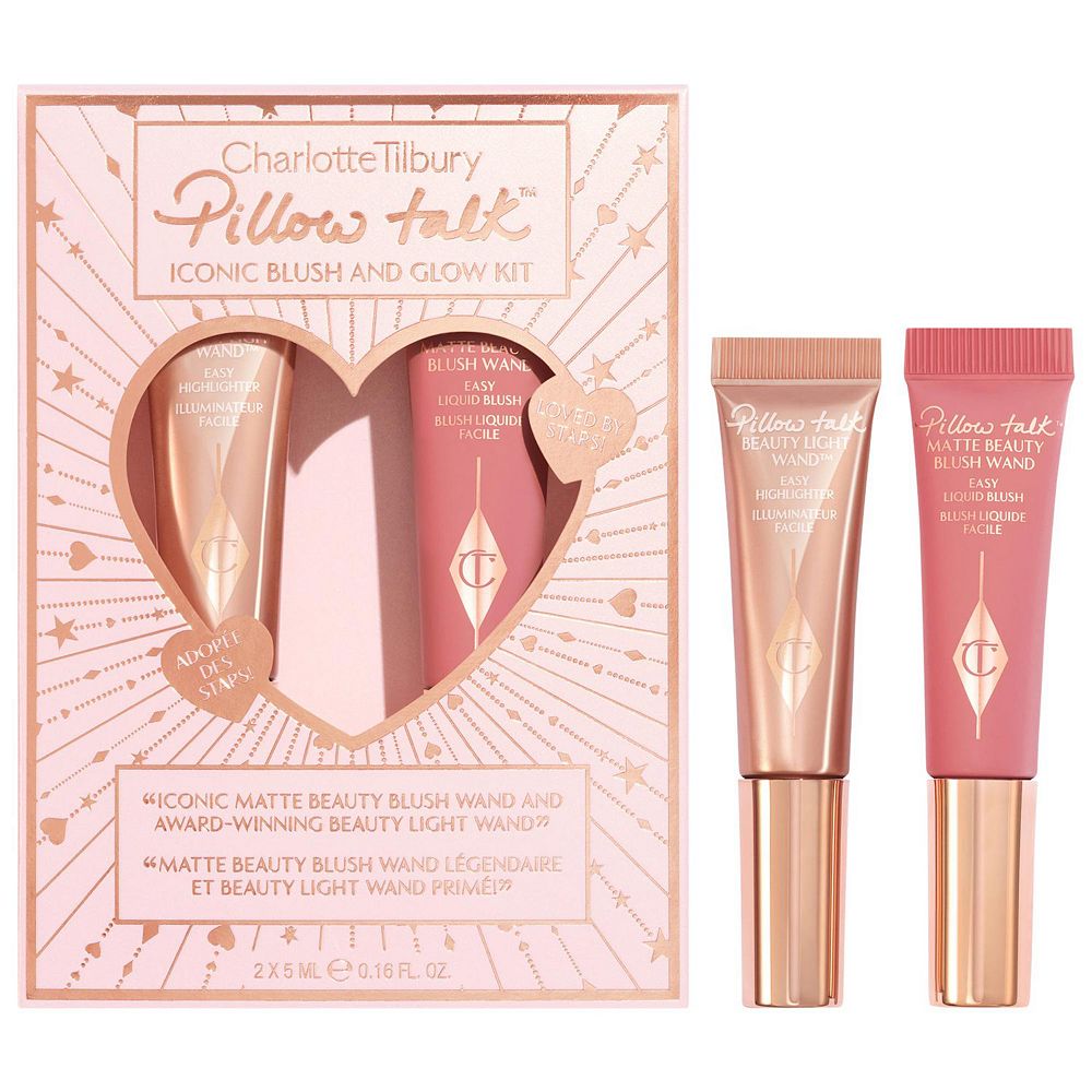 Charlotte Tilbury Mini Pillow Talk Blush and Glow Beauty Highlighter ...