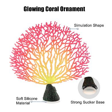 Aquarium Simulation Coral Fluorescence Floating Aquatic Artificial ...