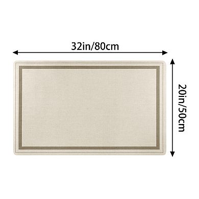 Modern Soft Comfort Kitchen Rug Absorbent Non Slip Kitchen Mat Washable ...