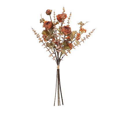 Melrose 2-pc. Artificial Harvest Rose Stem Bundle Set