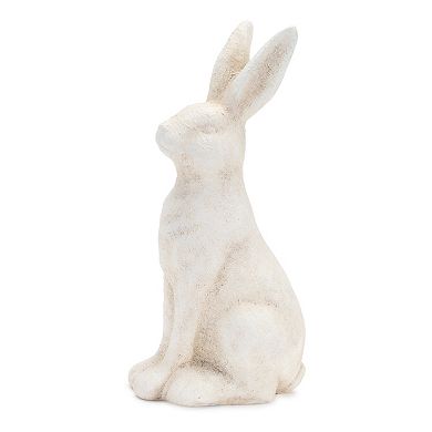 Melrose 2-pc. Ceramic Garden Rabbit Figurine Table Decor Set