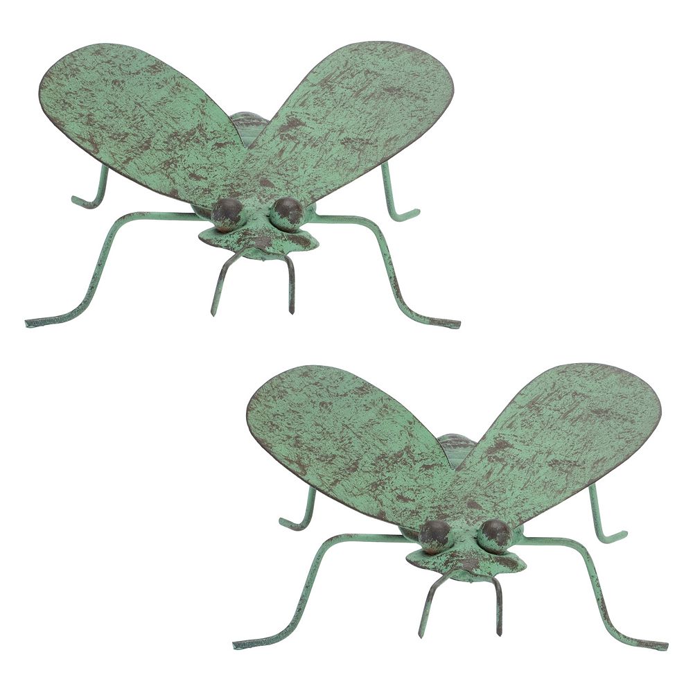 Melrose 2-pc. Indoor/Outdoor Iron Fly Garden Decor Set