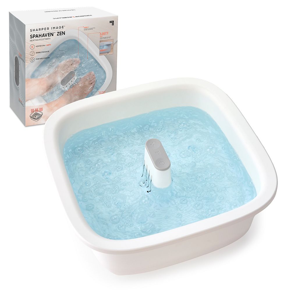 Sharper Image SpaHaven™ Zen Heating Foot Bath with Splash Guard