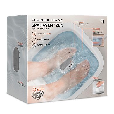 Sharper Image SpaHaven™ Zen Heating Foot Bath with Splash Guard