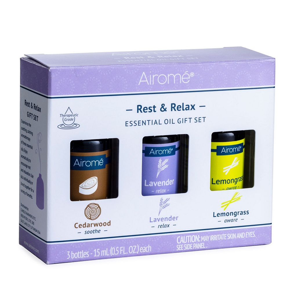 Candle Warmers Etc. 15 mL Rest & Relax Essential Oils Gift Set