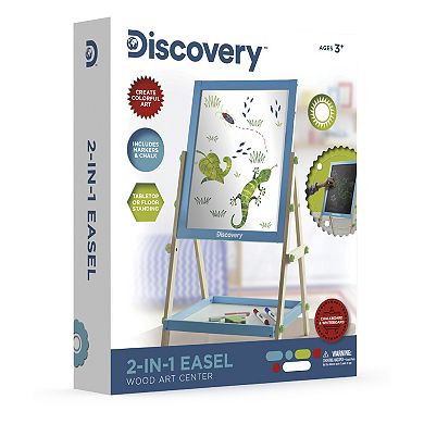 Merchsource Discovery™ 2-In-1 Easel Wood Art Center