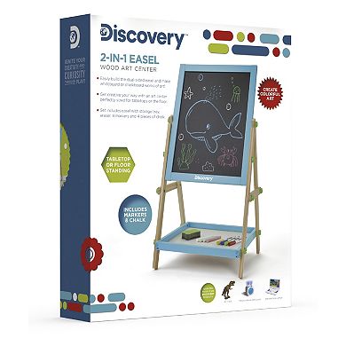 Merchsource Discovery™ 2-In-1 Easel Wood Art Center