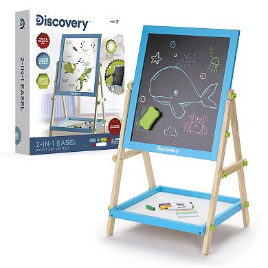 Merchsource Discovery™ 2-In-1 Easel Wood Art Center