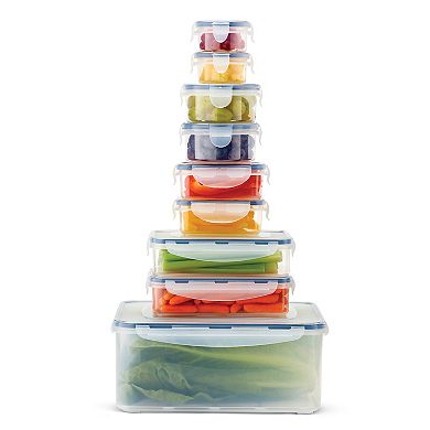 Collections Etc 18-piece Locking Nesting Storage Set