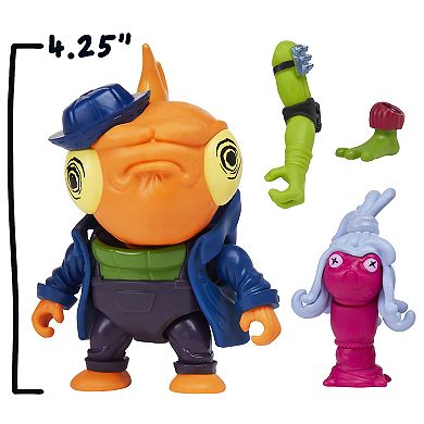 Teenage Mutant Ninja Turtles Mutations Mix 'N' Match Gold Fin Action Figure