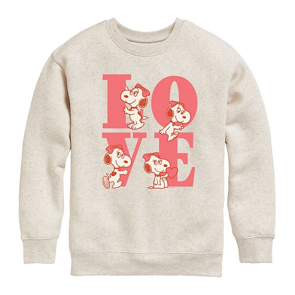 Girls 7-16 Peanuts Belle Love Fleece