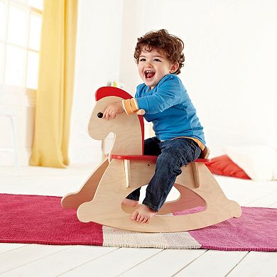 Hape Rock & Ride Adjustable Wooden Rocking Horse