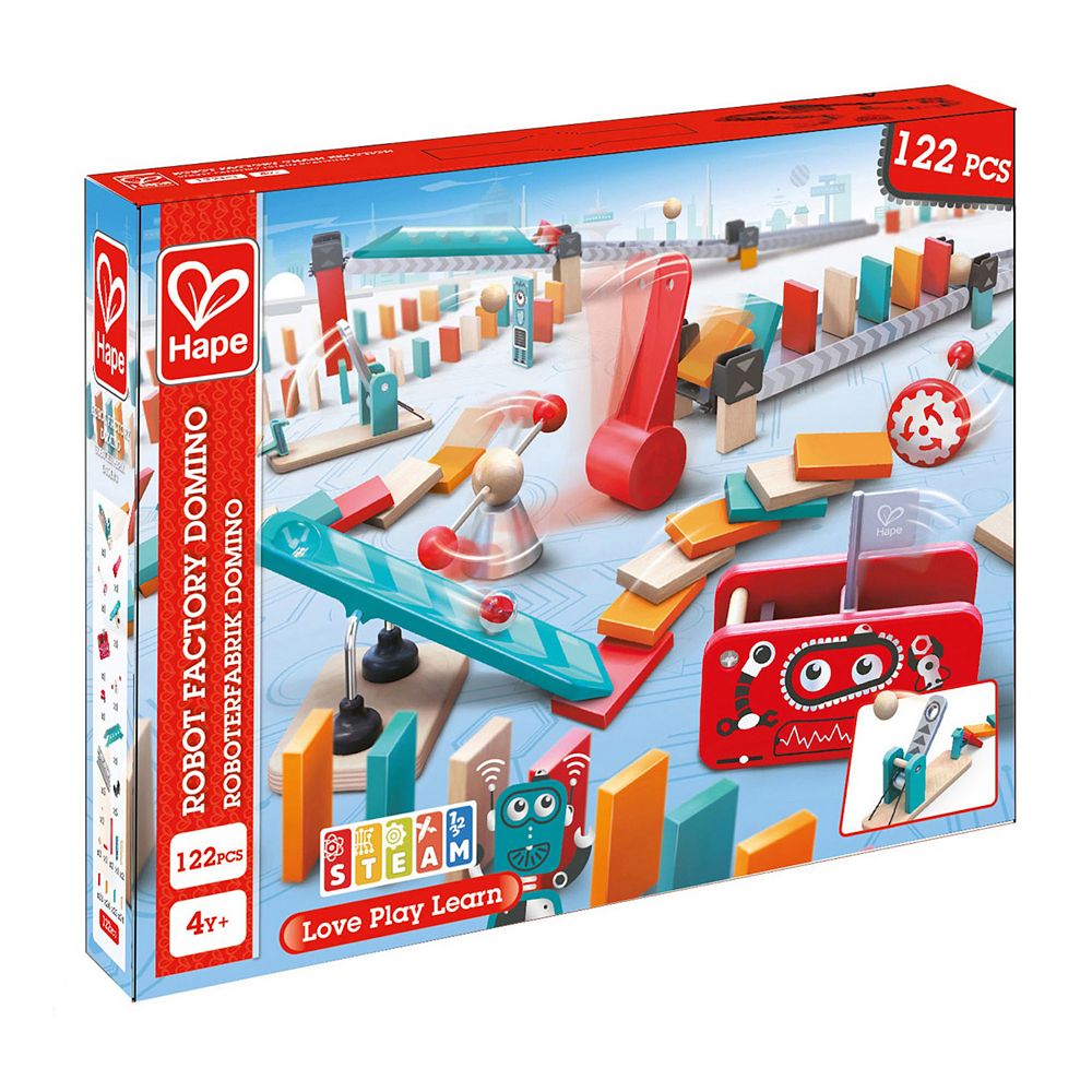 Hape Wooden Domino Ball STEAM Learning Set