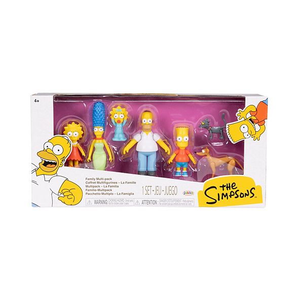 The Simpsons Family 7-Piece Figures Multi Pack Set