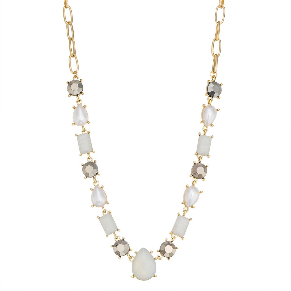 Sonoma Goods For Life® Gold Tone Statement Stone Necklace