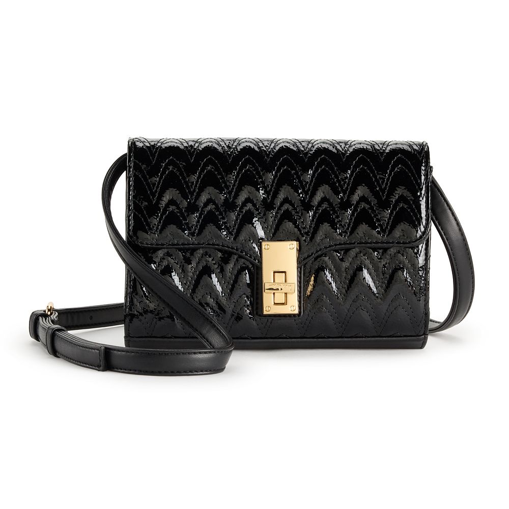 Nicole Miller Quilted Wallet On A String