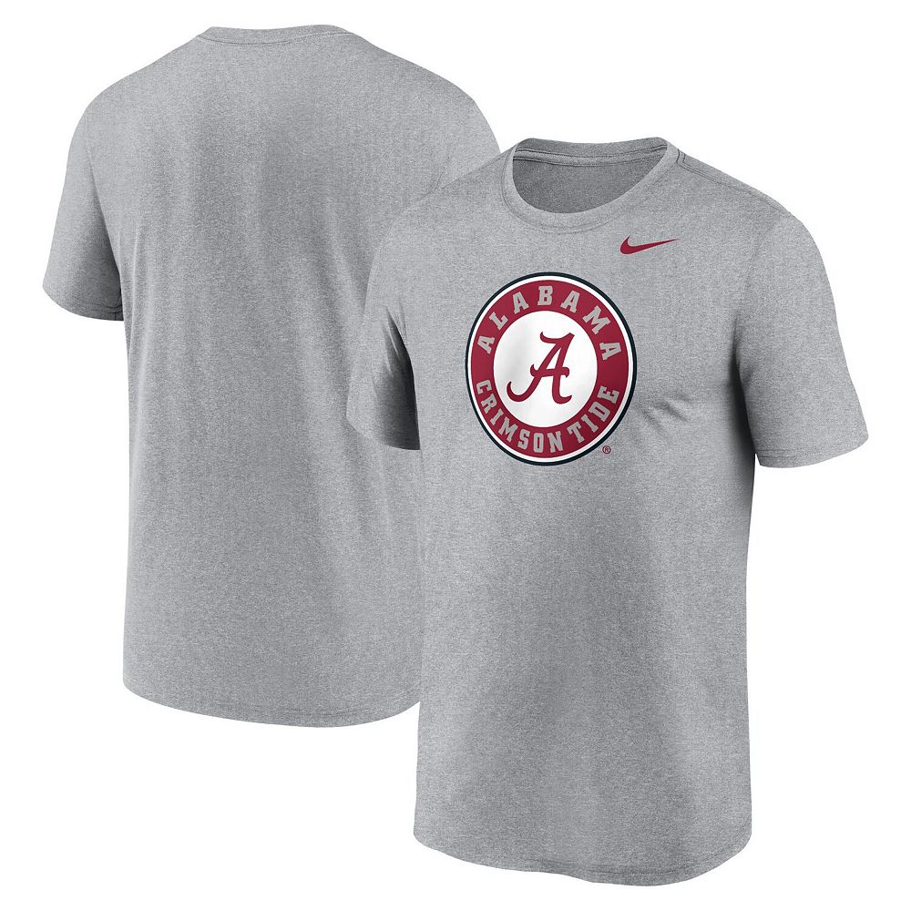 Men's Nike Heather Gray Alabama Crimson Tide Primetime Legend Alternate ...