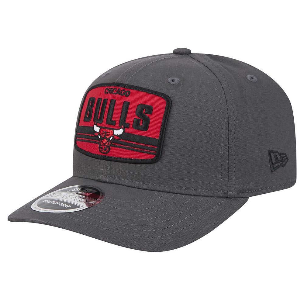 Men's New Era Graphite Chicago Bulls Team Elevated Patch 9SEVENTY ...