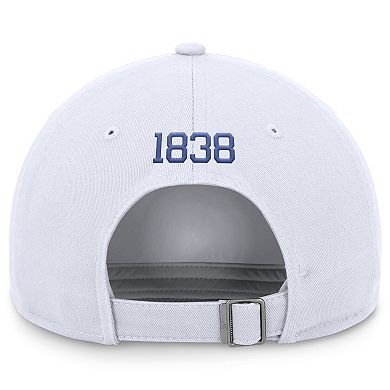Men's Nike White Duke Blue Devils Legacy Club Performance Adjustable Hat