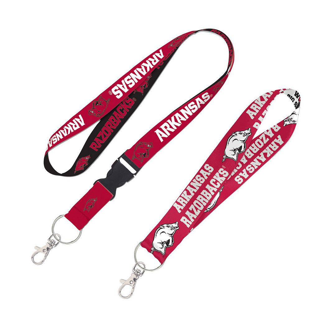 WinCraft Arkansas Razorbacks 2-Pack Lanyard with Detachable Buckle ...
