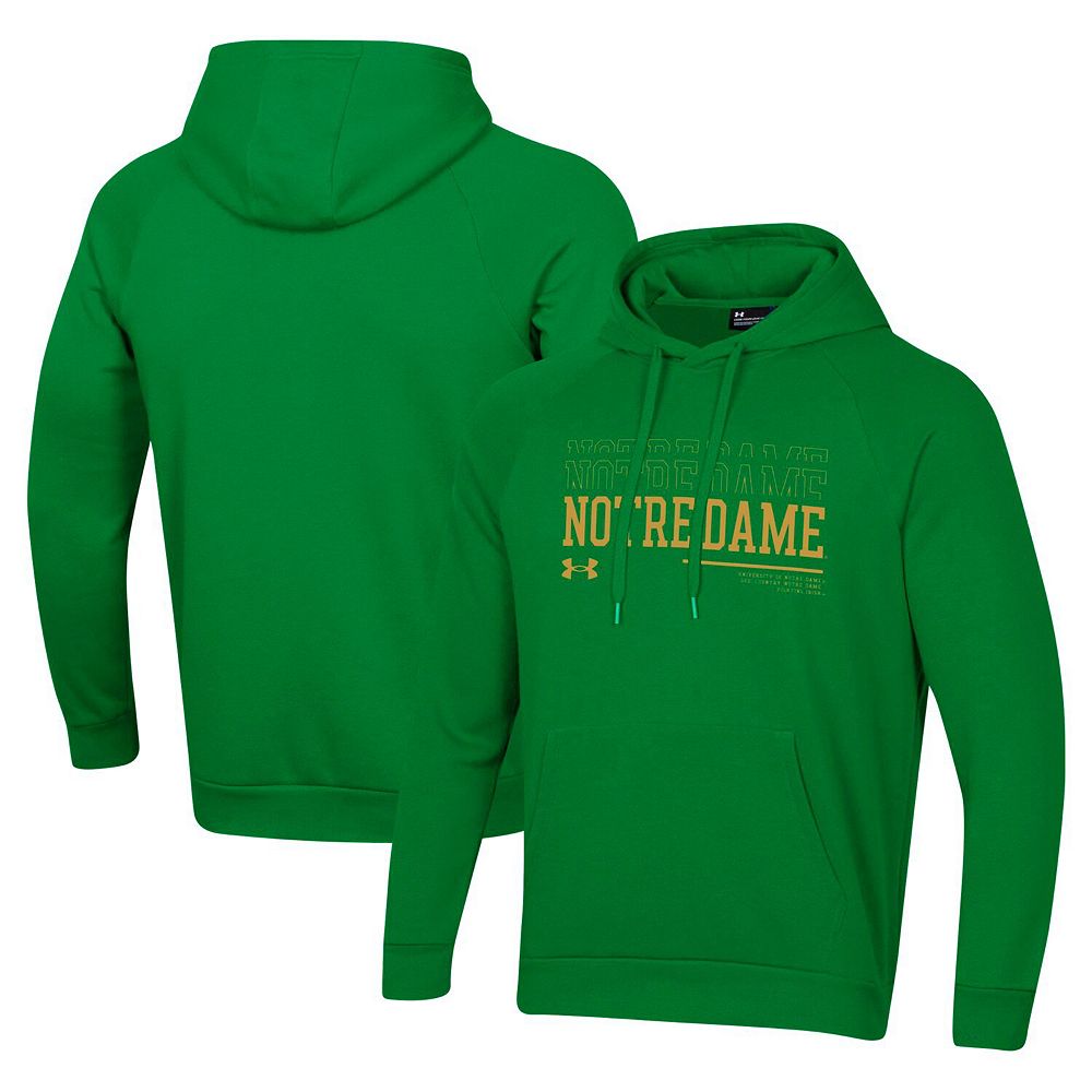Men's Under Armour Kelly Green Notre Dame Fighting Irish 2024 Sideline ...