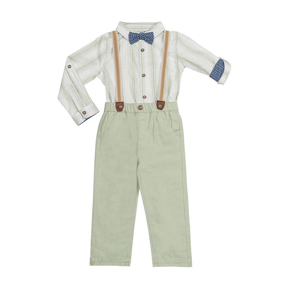 Baby and Toddler Boy Little Lad Suspender Set