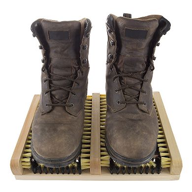 Stalwart Boot and Shoe Cleaner Scrubber Brush Mat