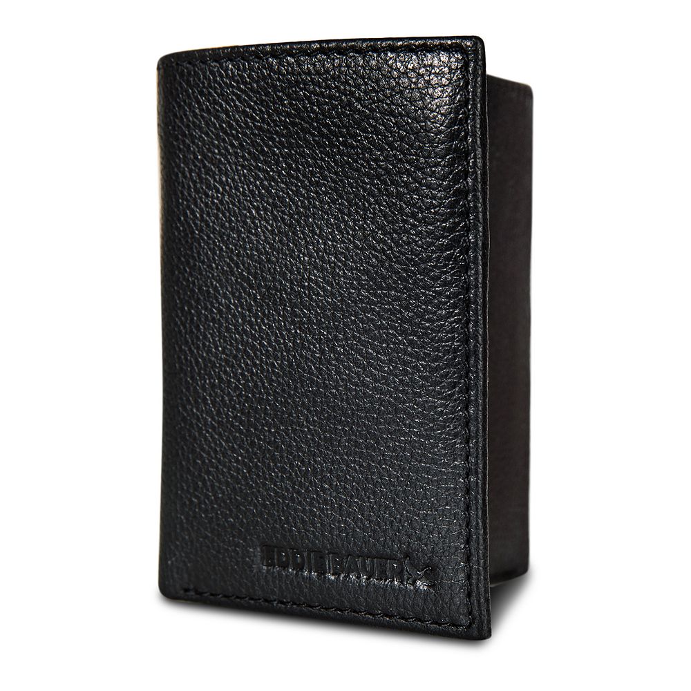 Men's Eddie Bauer EB Signature Leather Trifold Wallet