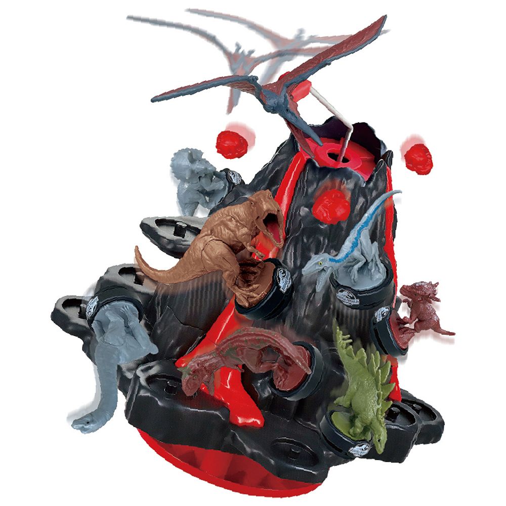 Jurassic World Shaky Volcano, Tabletop Skill and Action Game for up to ...