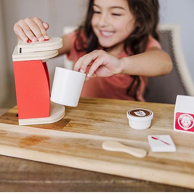 Melissa & Doug Brew For Two Wooden Coffee Play Set