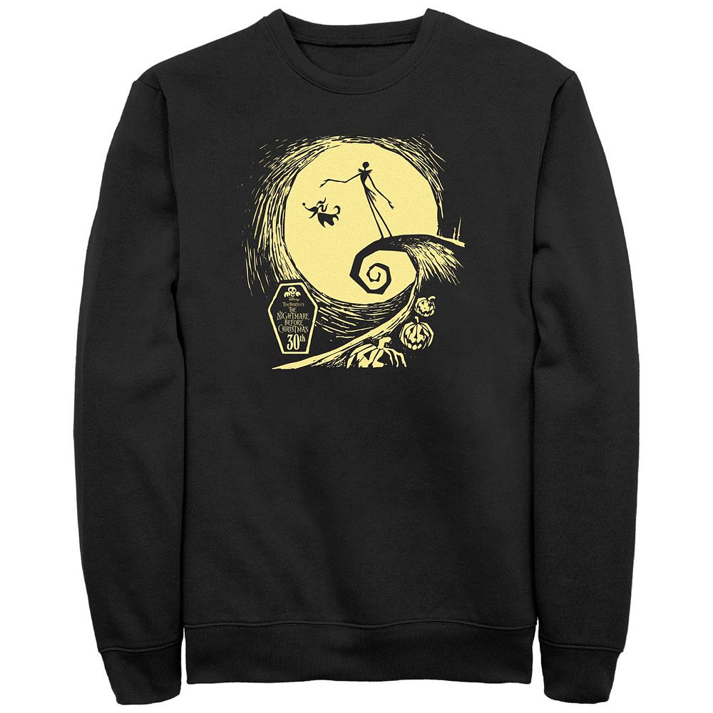 Disney's The Nightmare Before Christmas Spiral Hill 30th Men's Graphic ...